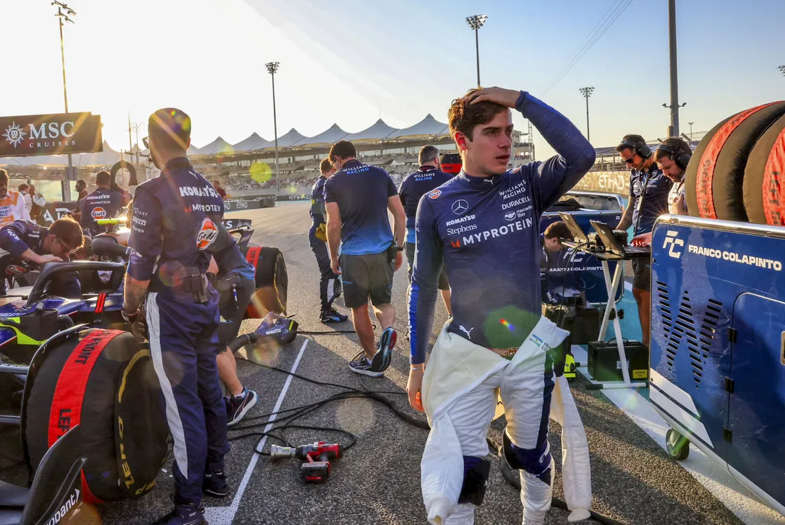 Franco Colapinto y su bronca con Oscar Piastri después del abandono en ...