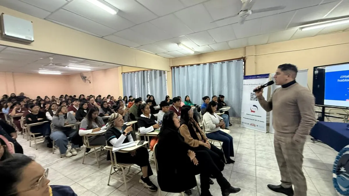 Se llevó a cabo una capacitación a estudiantes del IES Nuevo Horizonte ...